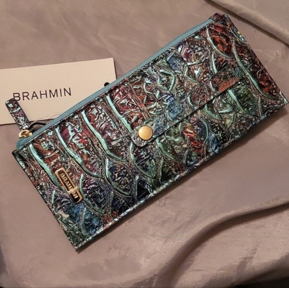Brahmin | Bags | Brahmin Credit Card Wallet Frisky Montego | Poshmark